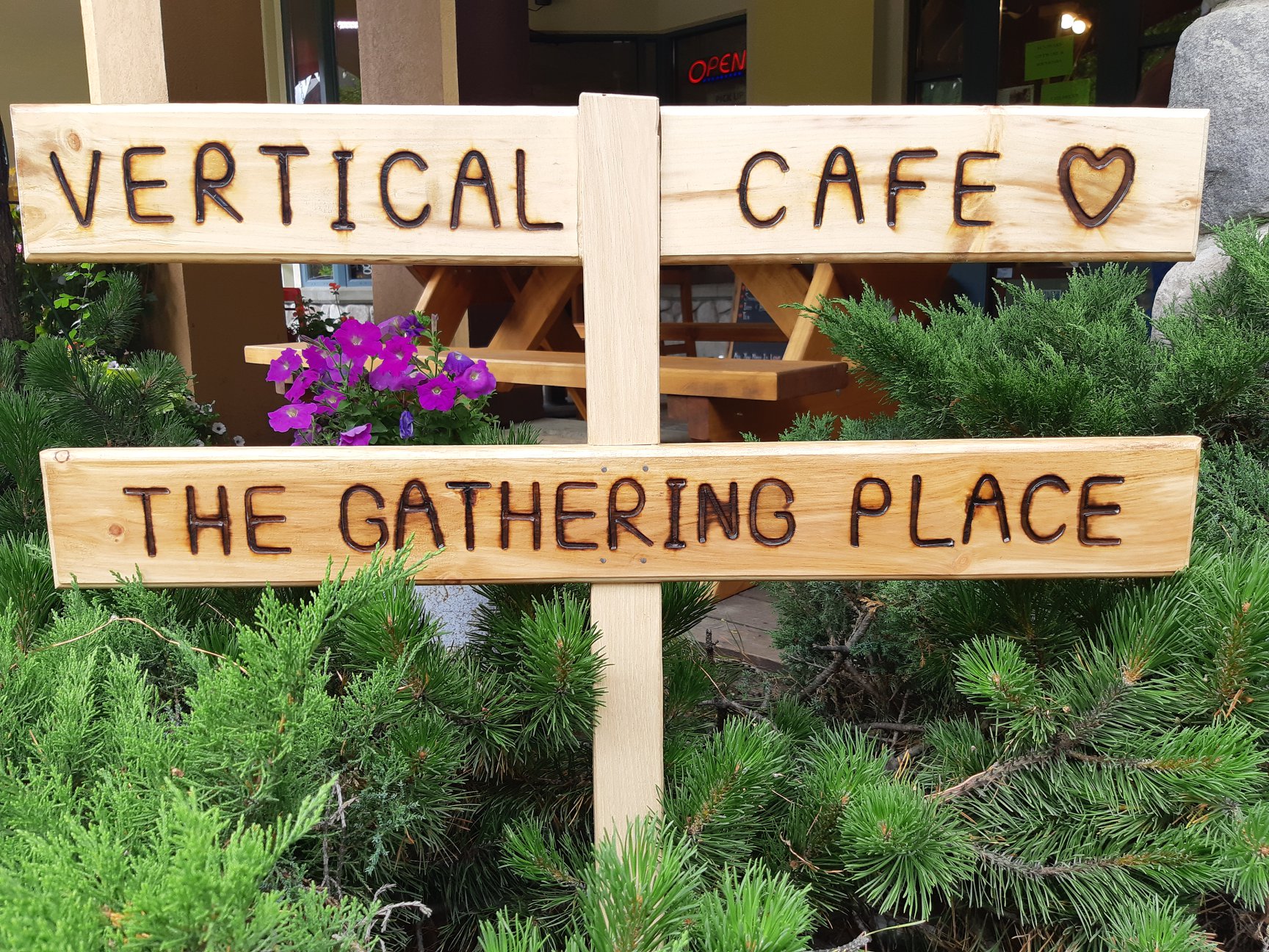 Custom Wood Signs and brands created by The Forge at Sun Peaks Stables